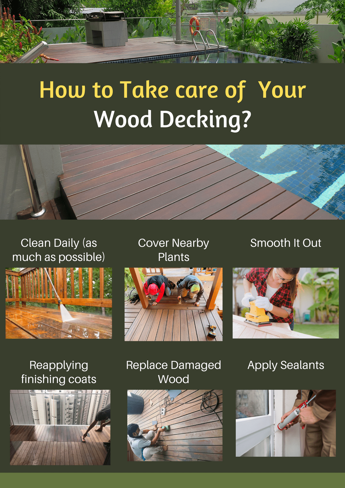 How to Take care of Your Wood Decking? - Flooring