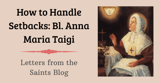 Blessed Anna Maria Taigi: How to Handle Setbacks - Lay ...