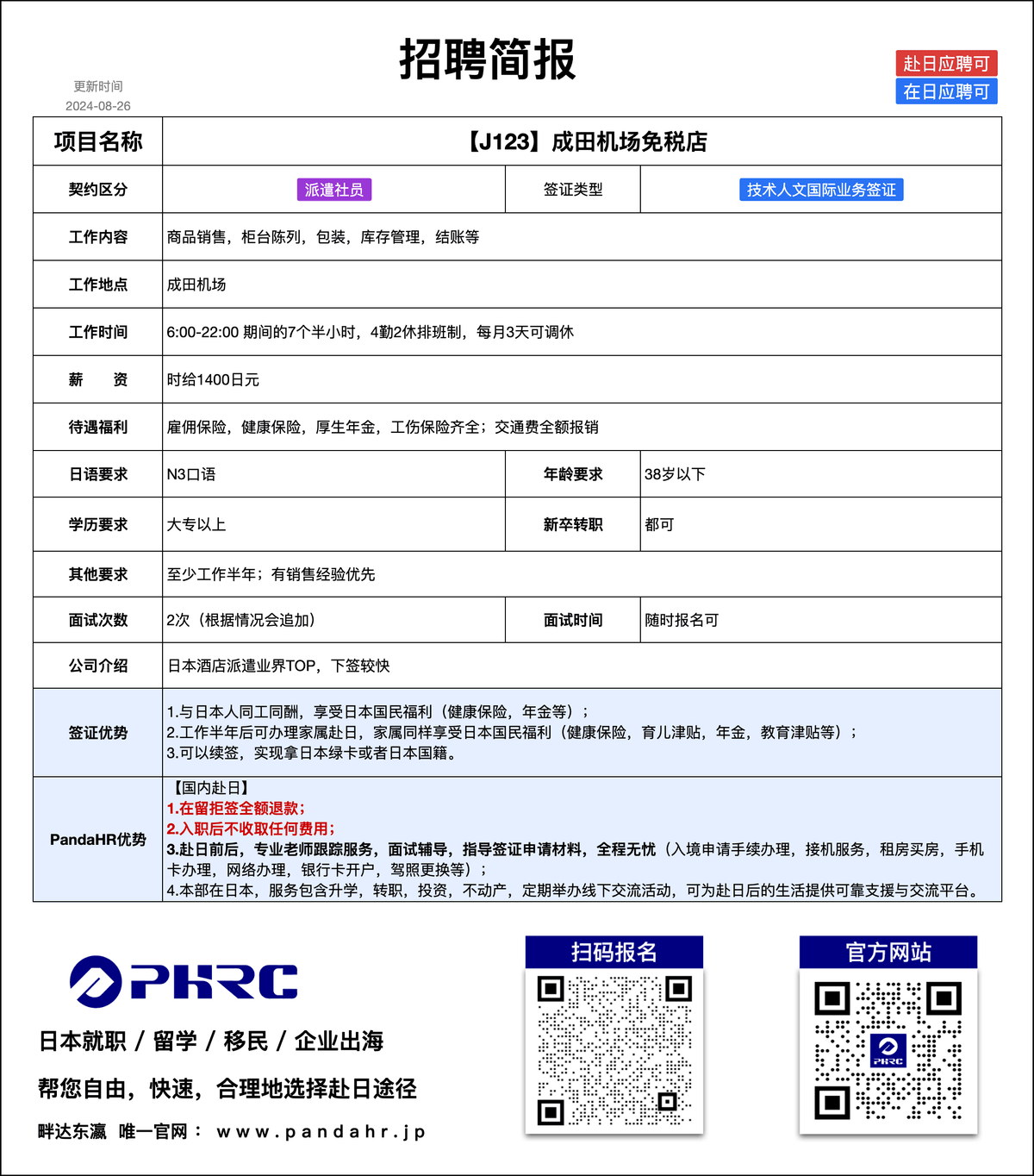 【J123】成田机场免税店