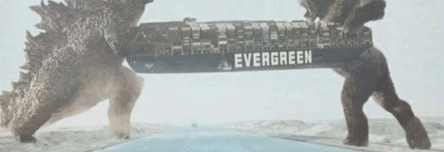 What will be the major impact of the Evergreen cargo sh...