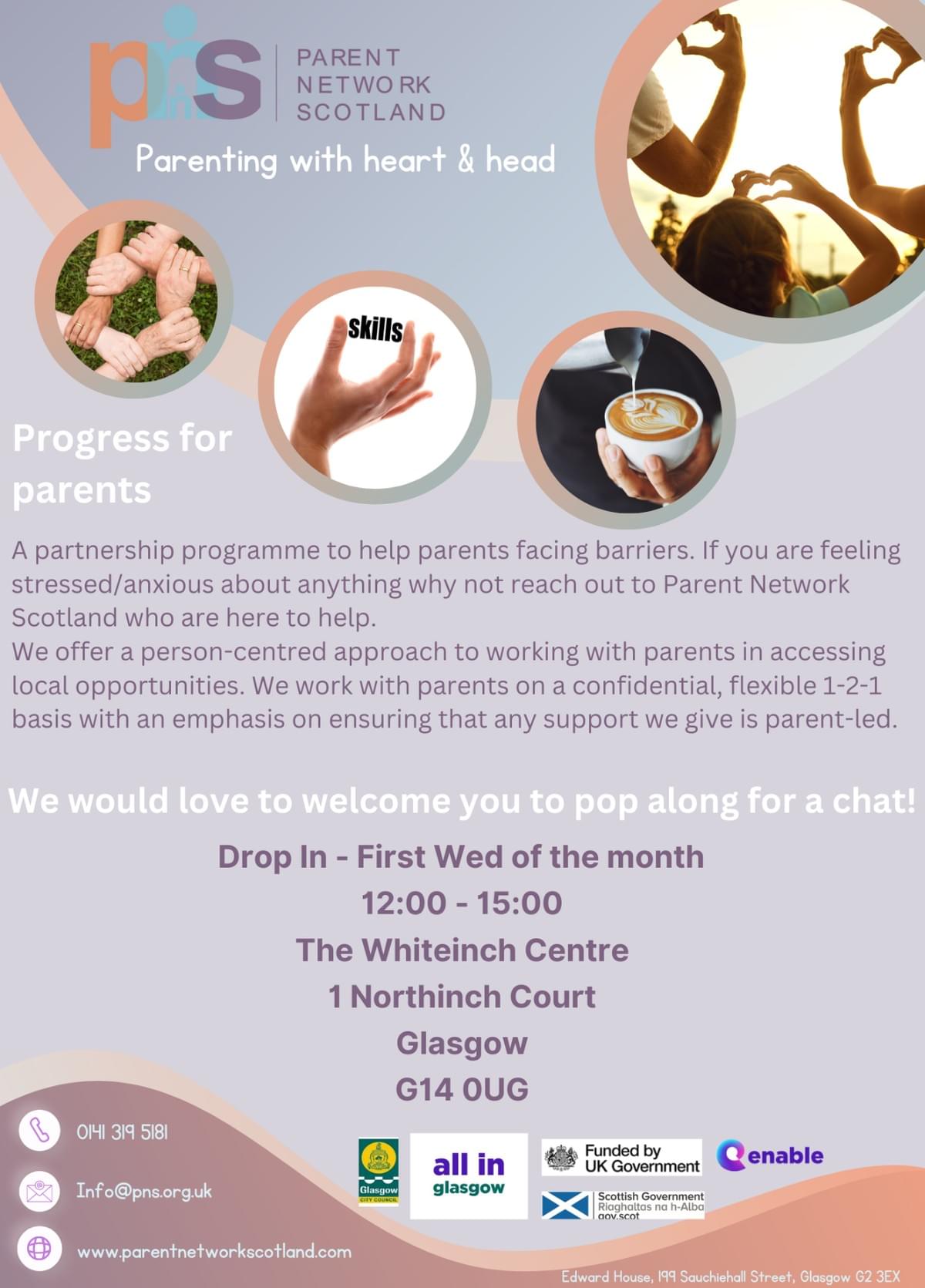 PROGRESS FOR PARENTS DROP IN