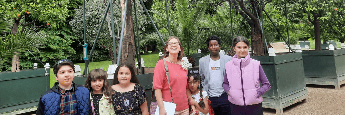 Op bezoek in het Kasteel van Laken