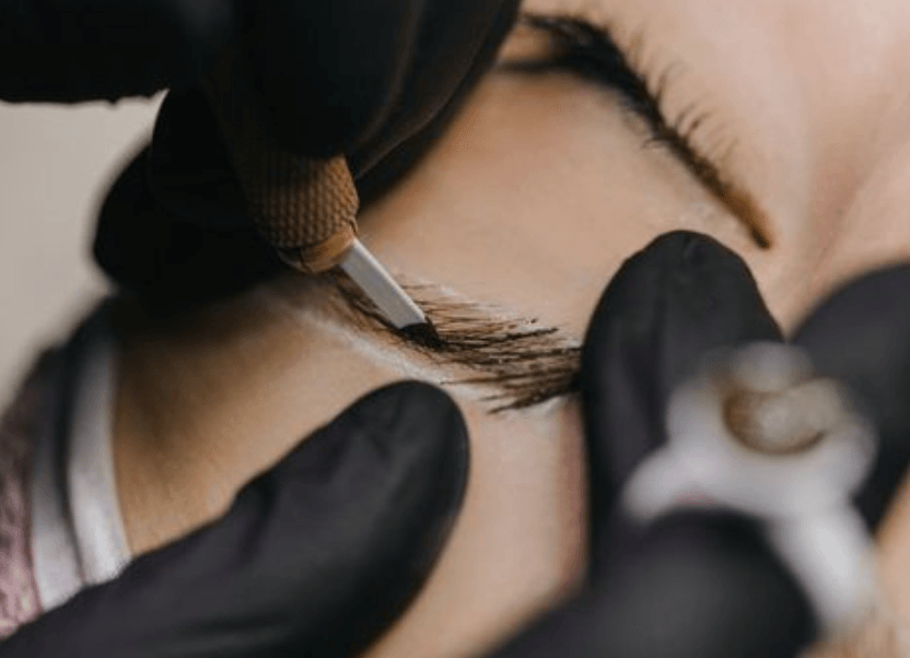 Microblading eyebrow embroidery (featherlike) - Cosmeti...