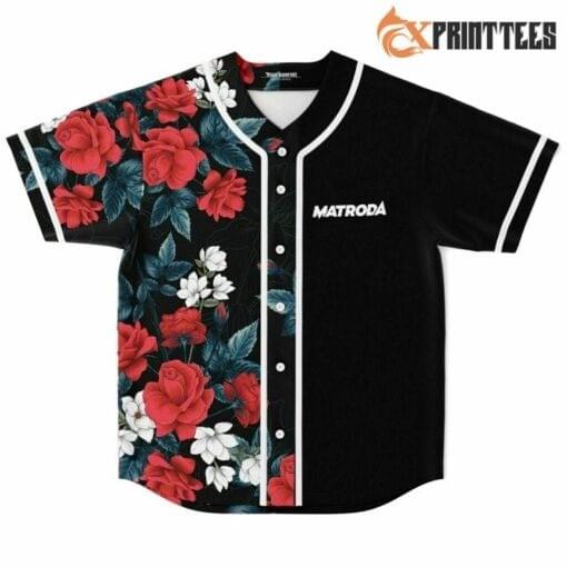 Jack Matroda Flowery Split Customize Jersey – Vibrant F...