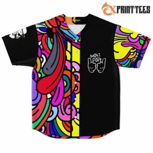 Most Dope Abstract Fun Art Jersey – Vibrant and Artisti...
