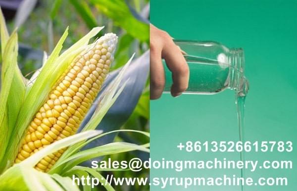 Corn syrup production process from corn starch - Syrup ...