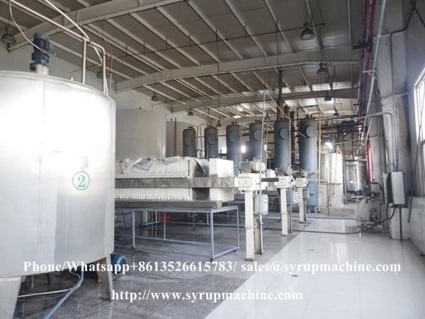 High fructose corn syrup production plant installation ...