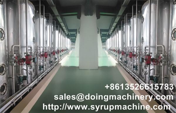Corn syrup production process from corn starch - Syrup ...