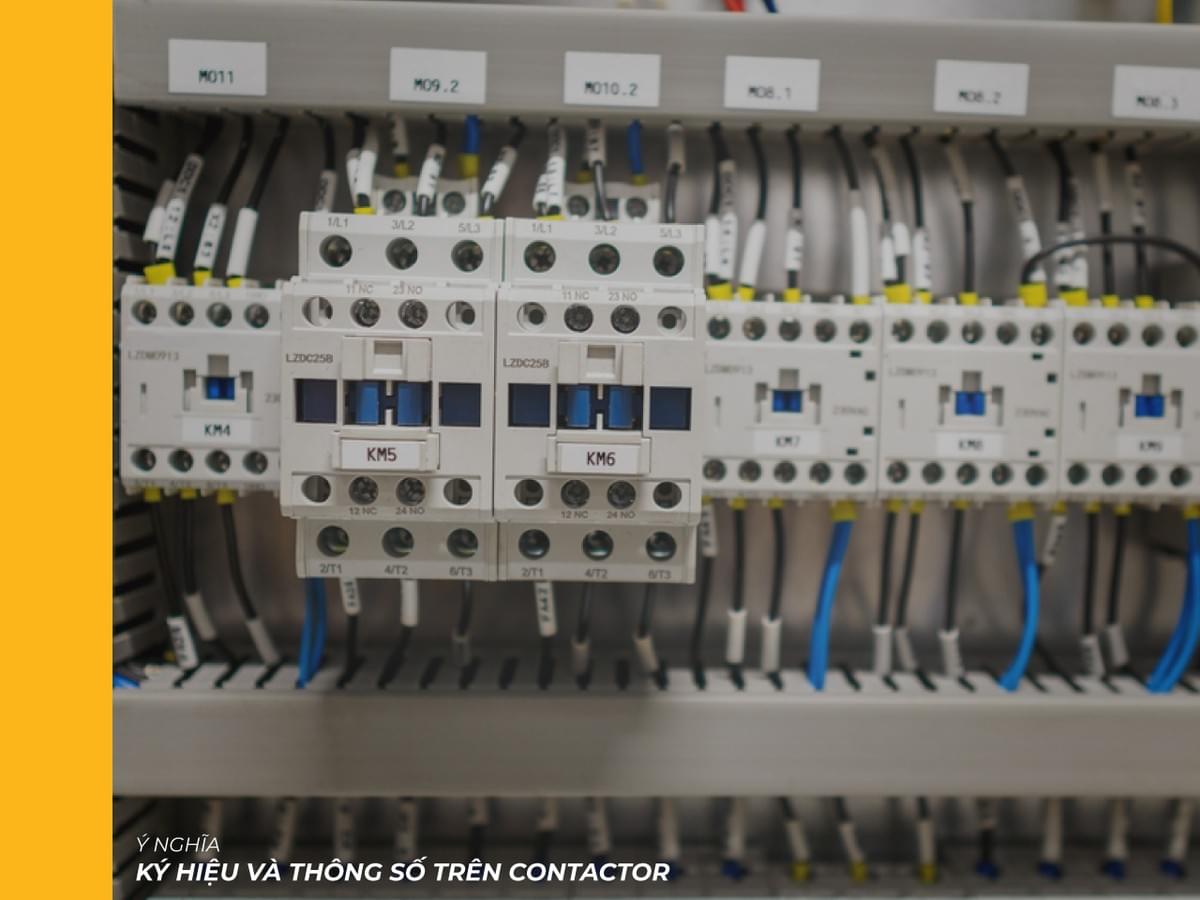 Những ký hiệu đặc trưng của contactor - Contactor