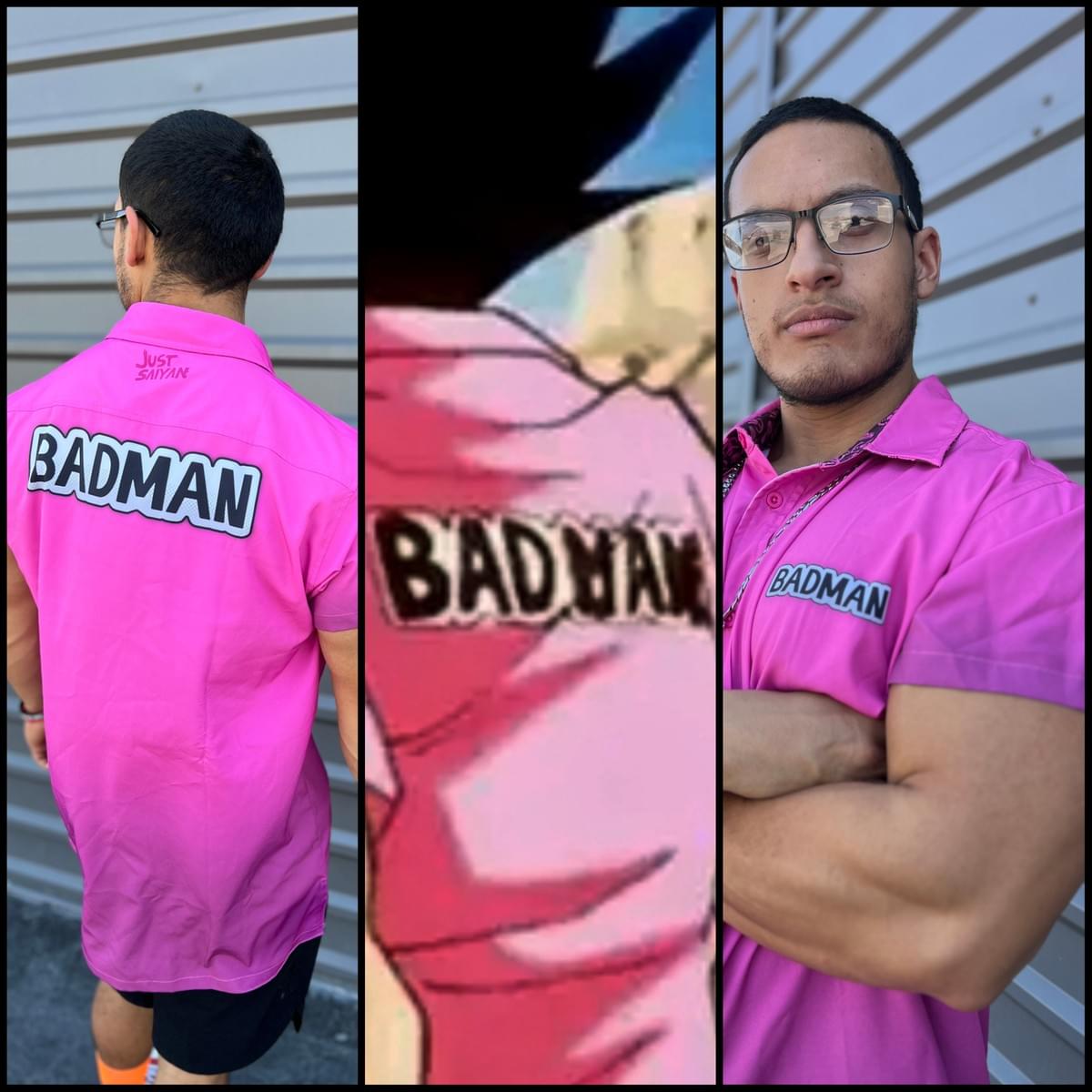 Power Up Your Wardrobe With The Vegeta Badman Button Up