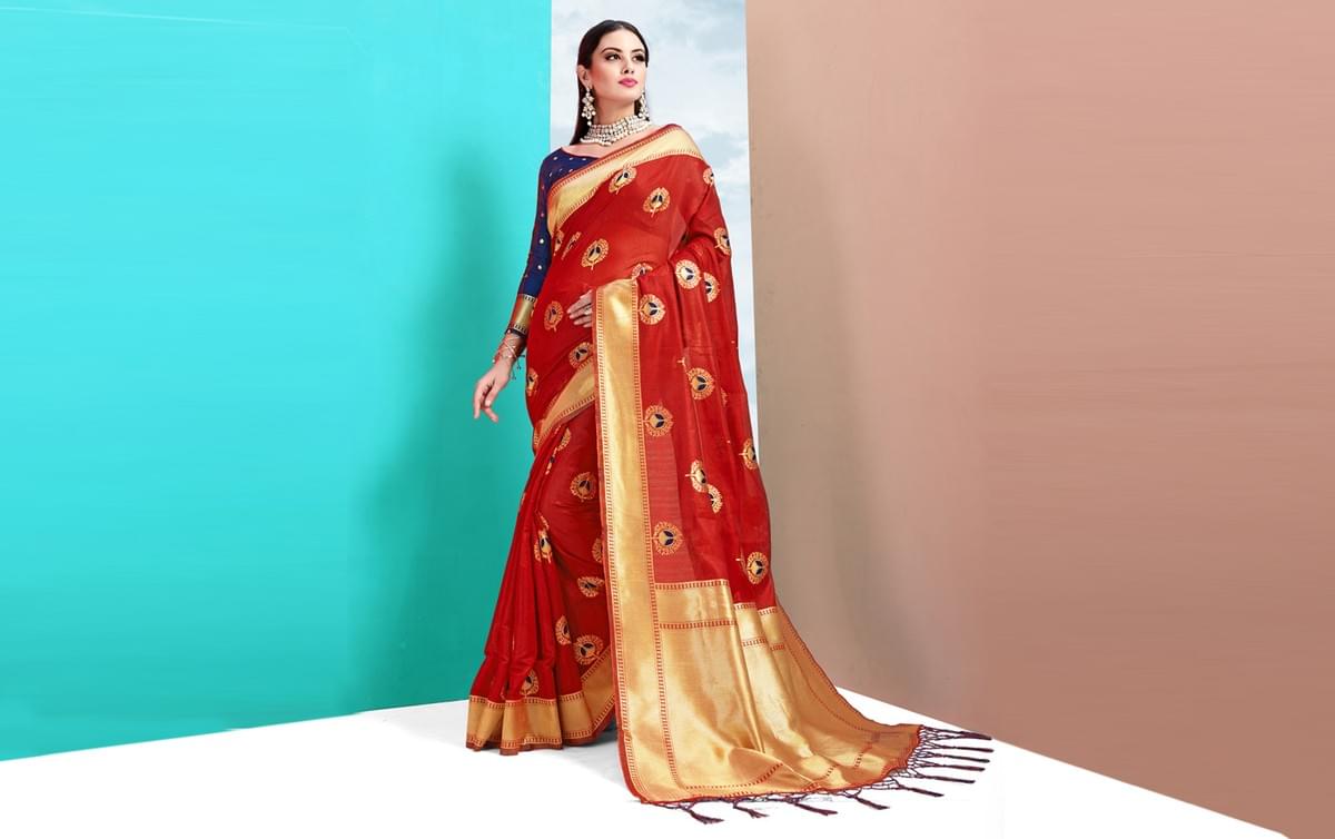The Indian Red Saree- A Timeless Classic - red saree sa...
