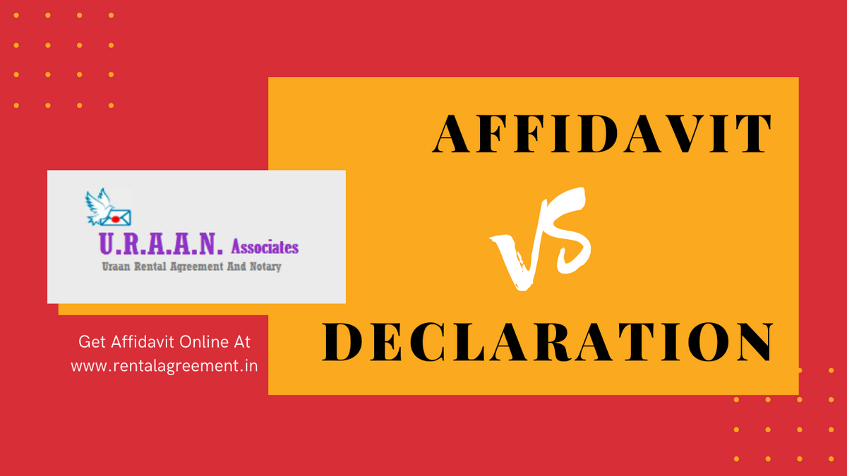 Affidavit Vs Declaration: Are They Twins - Legal affida...