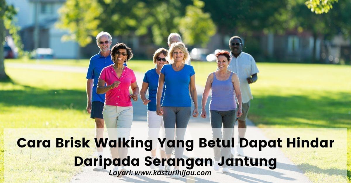 Cara Brisk Walking Yang Betul Dapat Hindar Daripada Ser...