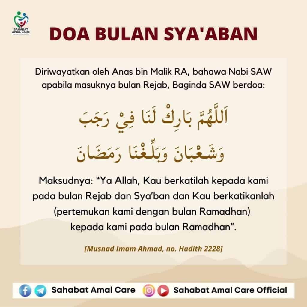 Bulan Syaaban: Peristiwa, Amalan dan Doa yang Dianjurka...