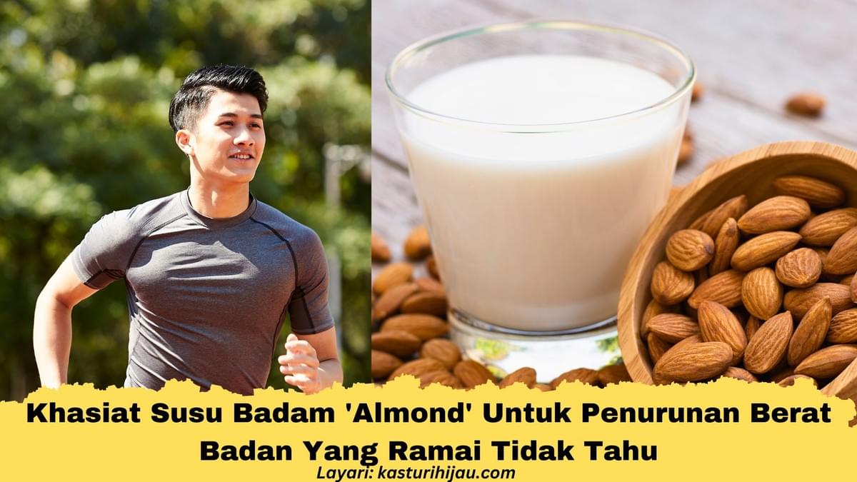 Khasiat Susu Badam 'Almond' Untuk Penurunan Berat Badan...