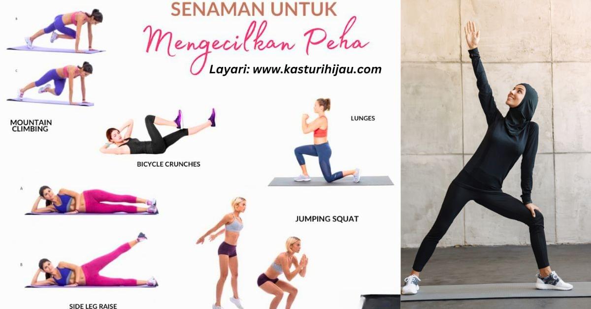 10 Minit Sehari! 5 Jenis Senaman Kecilkan Peha - INFORM...
