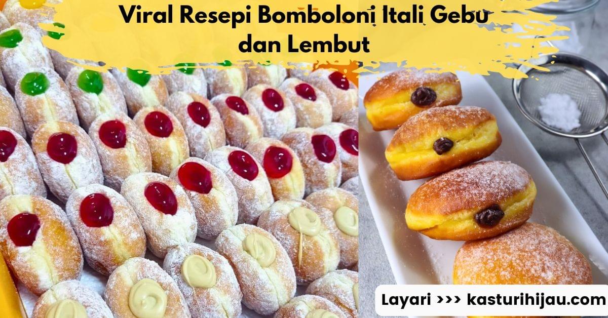 Viral Resepi Bomboloni Itali Gebu dan Lembut - MENU VIR...