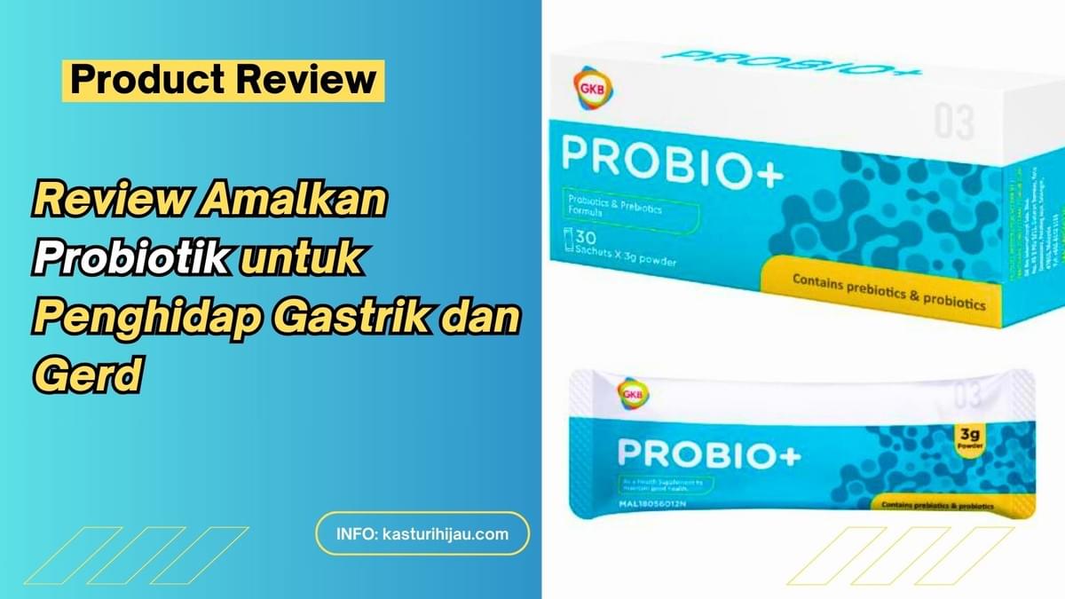 Review Probiotik untuk Penghidap Gastrik dan Gerd - REV...