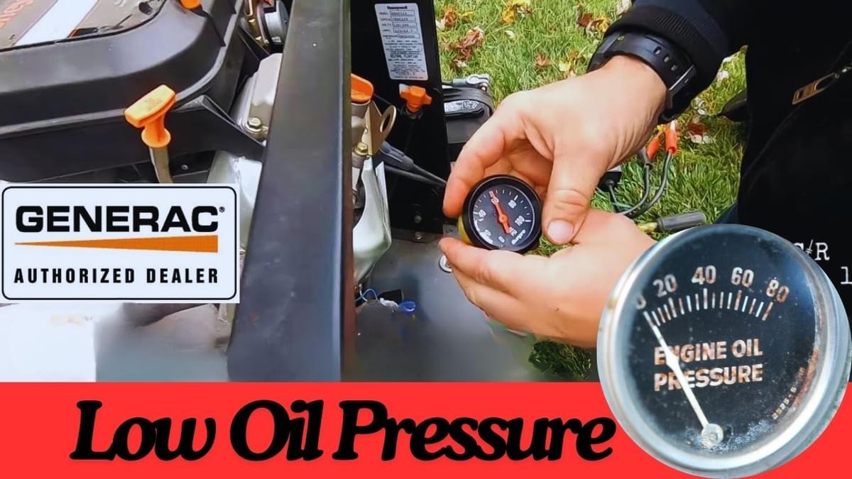 Understanding Low Oil Pressure In Generators Causes Fi