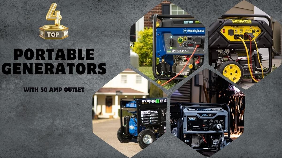 Top4 Portable Generators with 50-Amp Outlets: The Ultim...