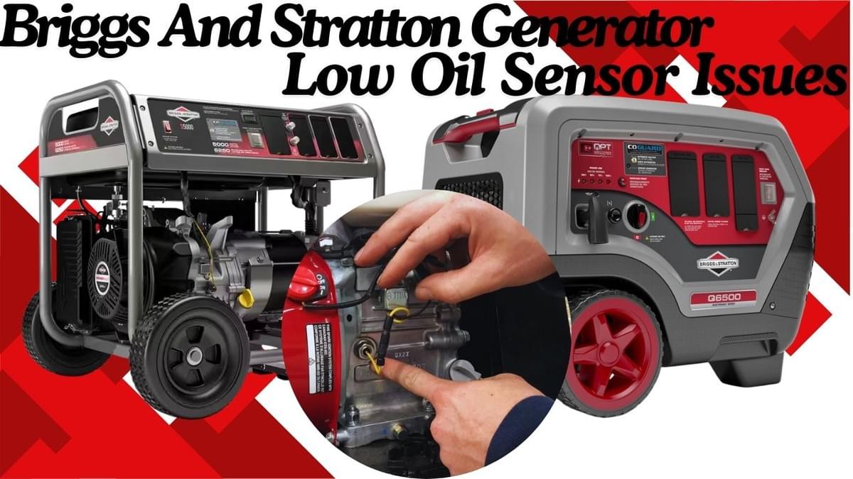 Fixing Briggs &Stratton Generator Low Oil Sensor Issues...