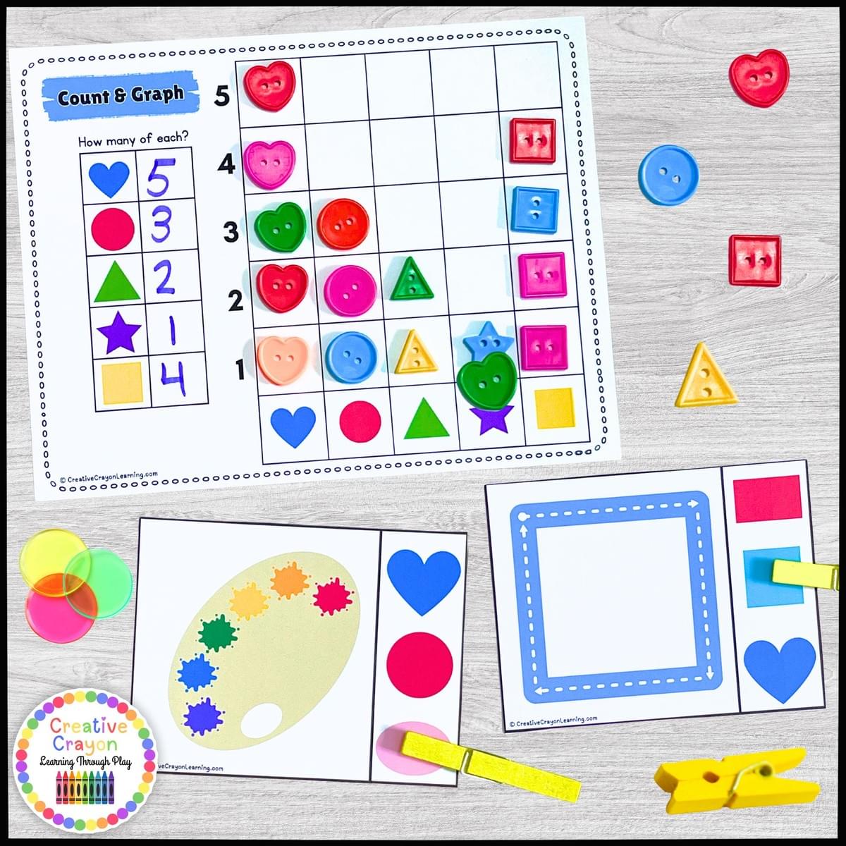 Hands-On Back to School Math and Literacy Centers for K...