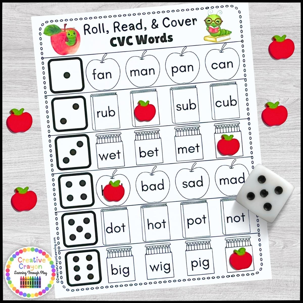 Hands-On Back to School Math and Literacy Centers for K...