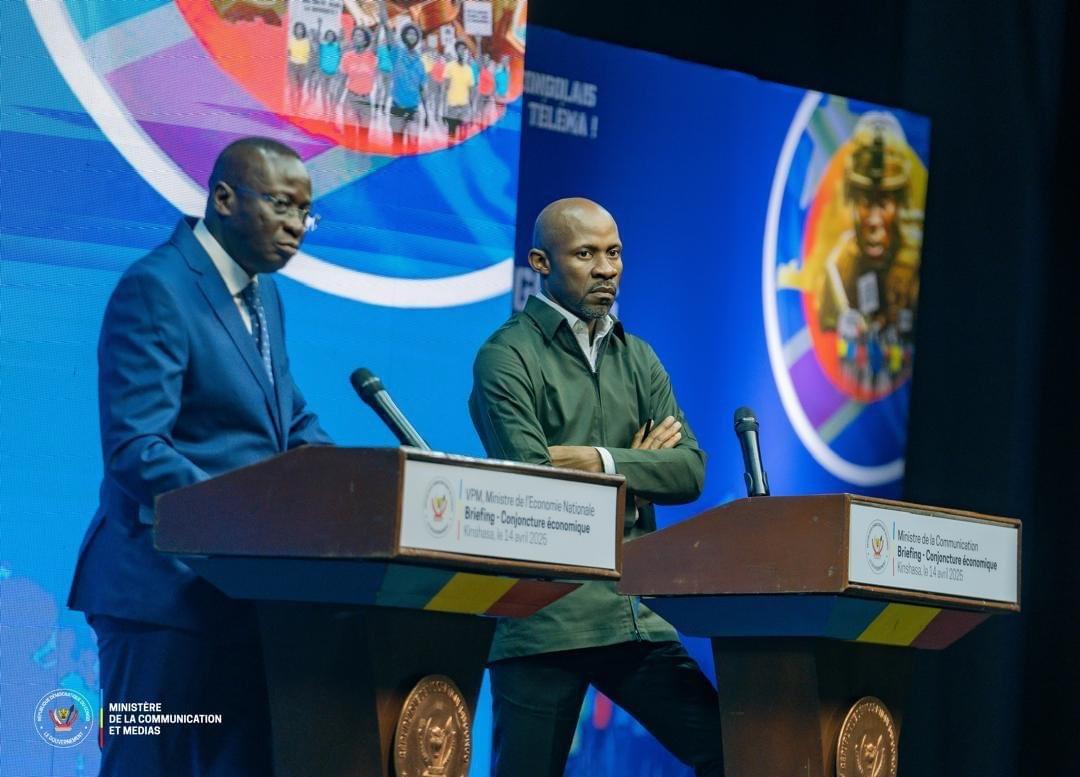 RDC Briefing: Patrick MUYAYA et le VPM Mukoko SAMBA fon...