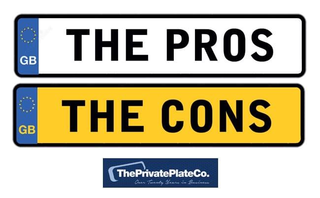The Pros And Cons Of Personalised Number Plates UK Pr 