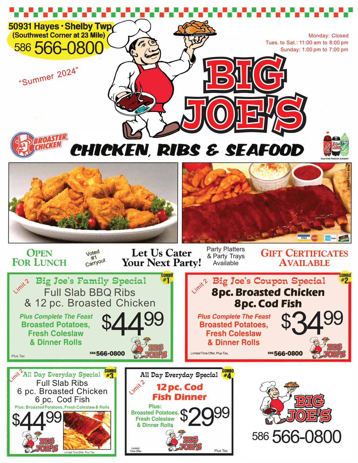 Big Joes-Chicken Ribs & Seafood on Strikingly