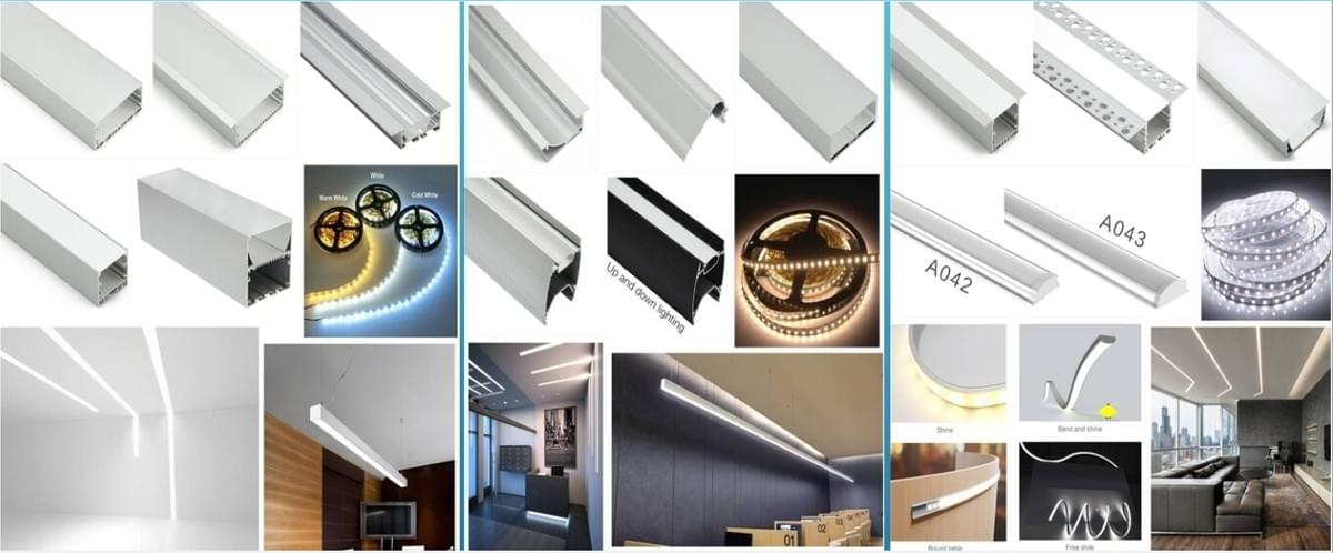 LED aluminum profiles application