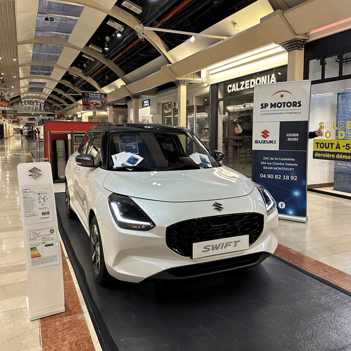 Retrouvez la Swift au centre commercial Aushopping Avig...