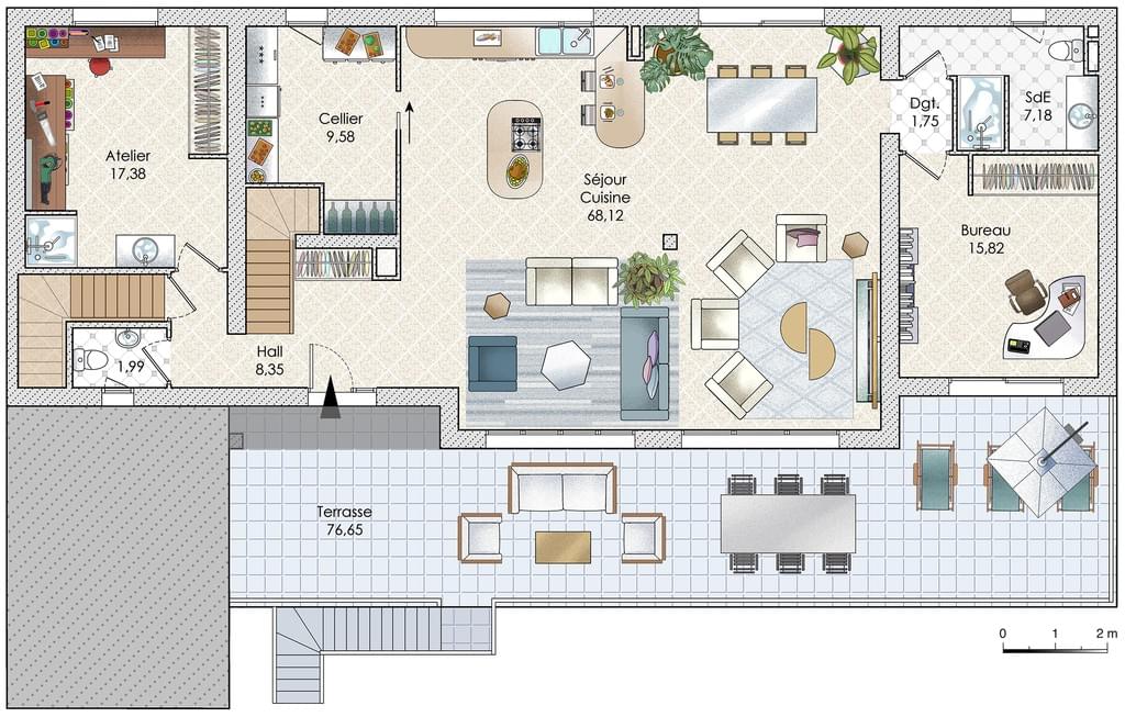 Planifiez votre future maison moderne avec un architecte