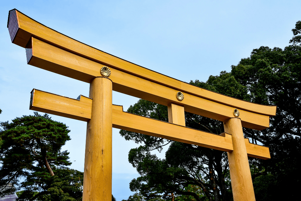 " What do Torii Gates and their colors Symbolize to the...