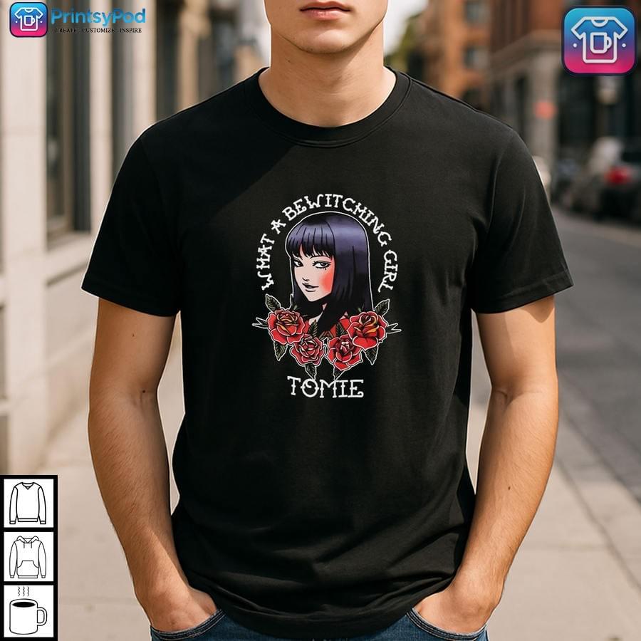 A Bewitching Girl Tomie Shirt, Horror Manga Art For Hal...