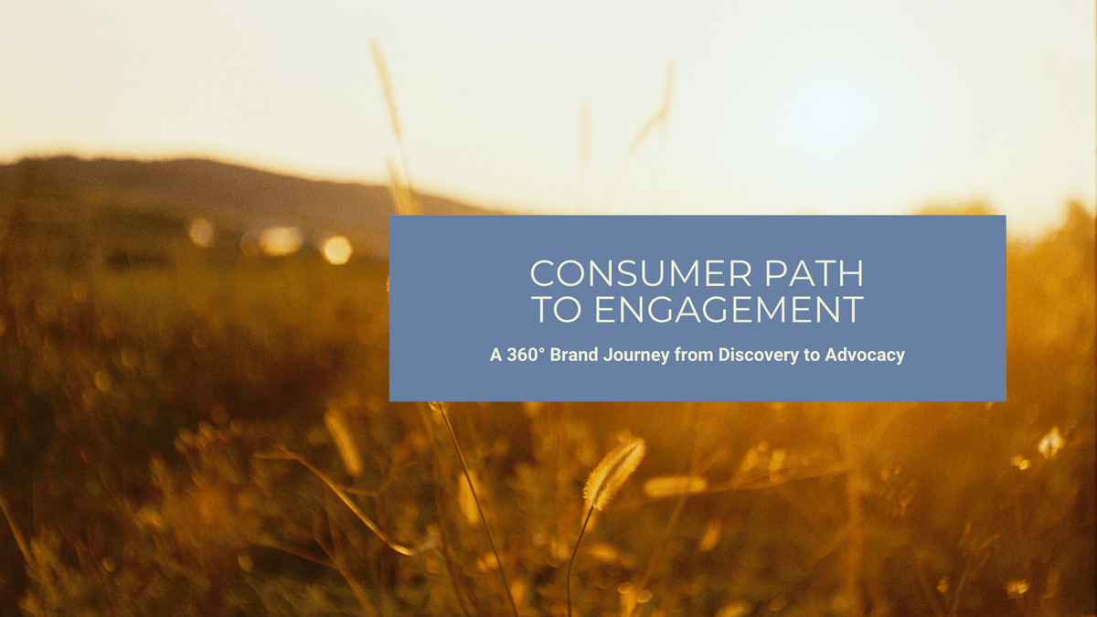 Consumer Path to Purchase - Engagement