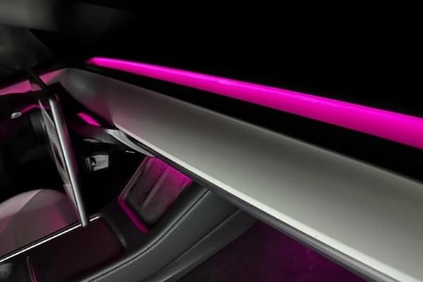 The Unique Interior Lighting of the Tesla Model 3