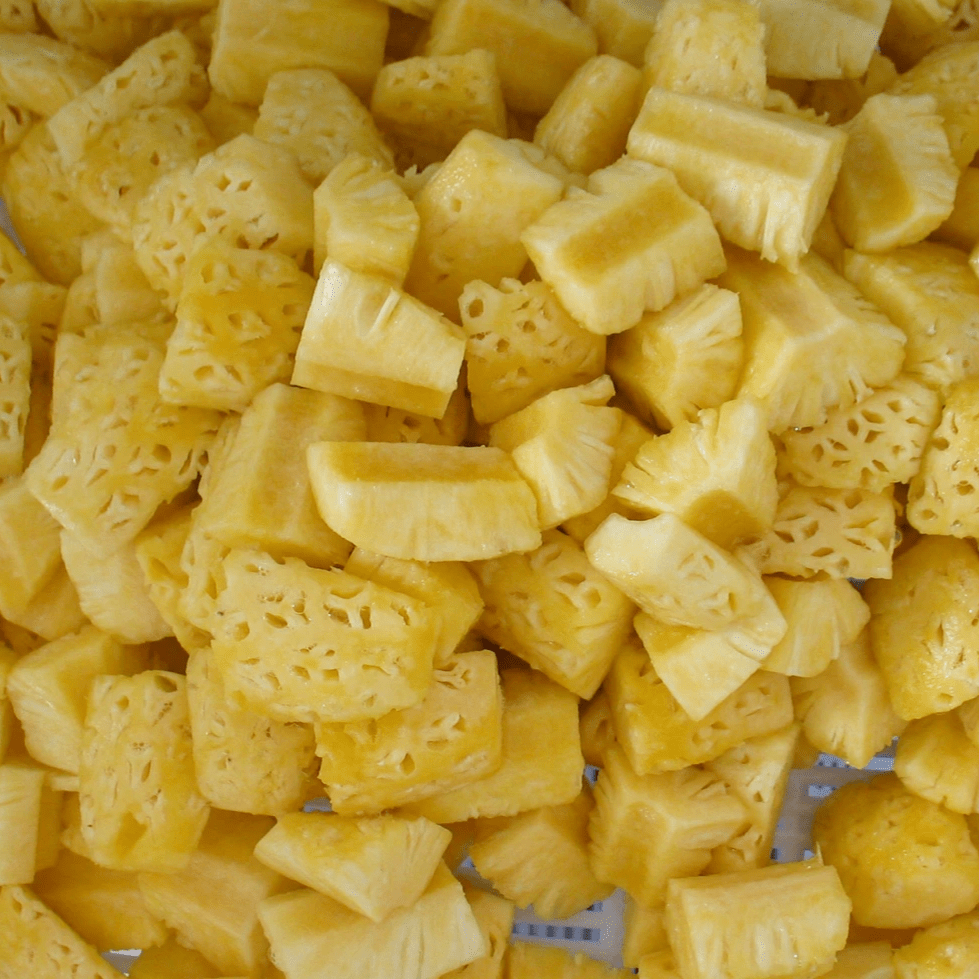 Wholesale IQF Frozen Pineapple Chunks - IQF Pineapple Tidbits - IQF ...