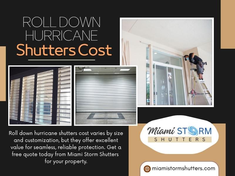 Roll Down Hurricane Shutters - Window installation serv...