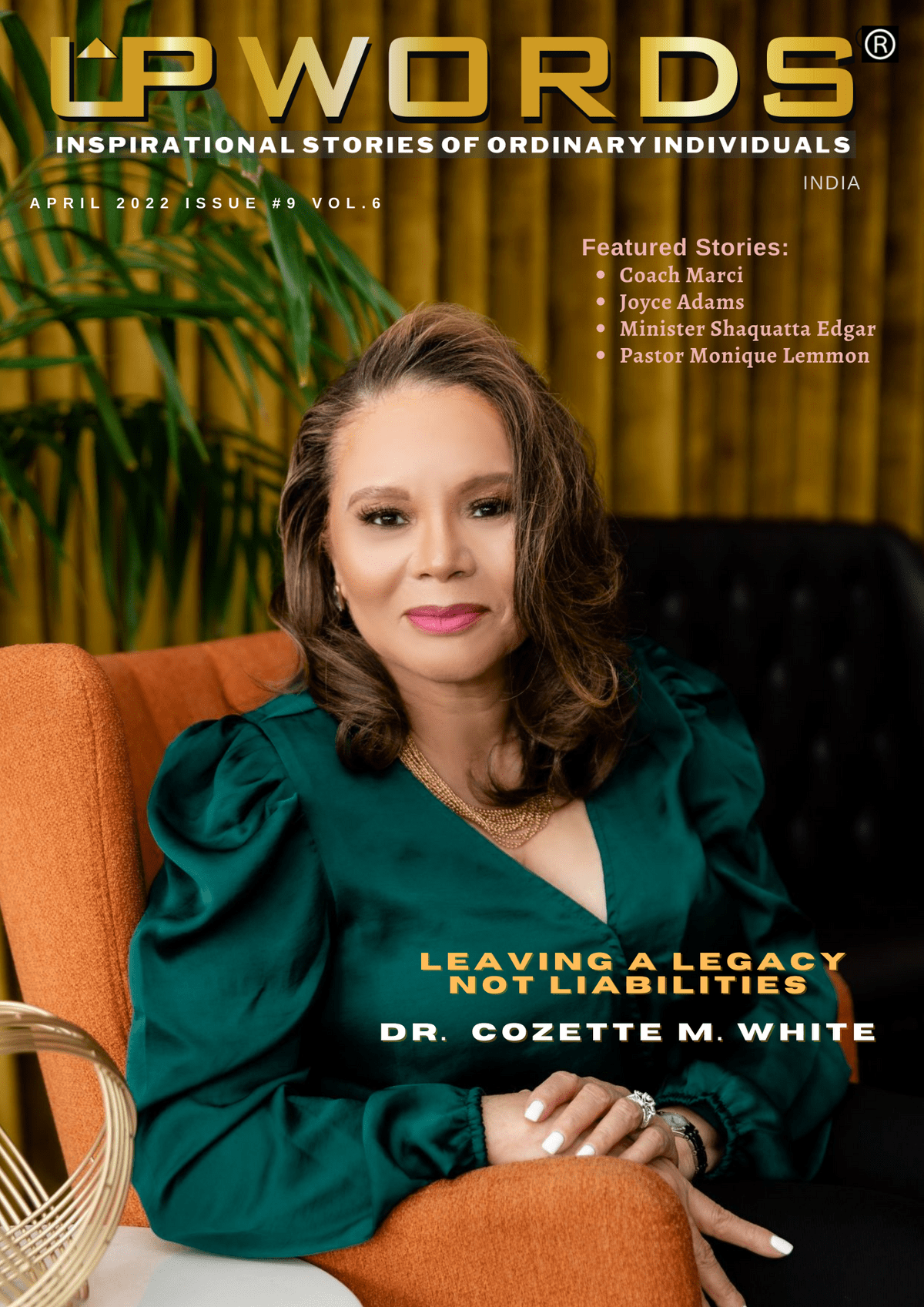 April 2022 Issue featuring Cover Story on Dr. Cozet...