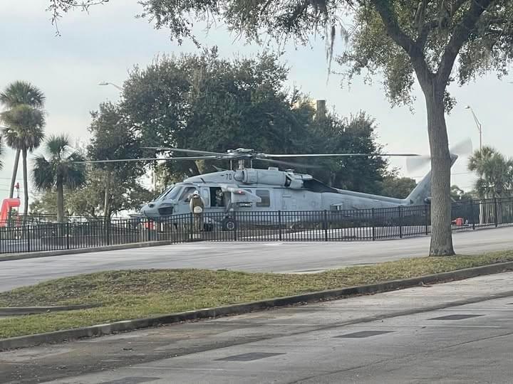 Navy Seahawk’s Precision Touchdown at Halifax Health Sh...