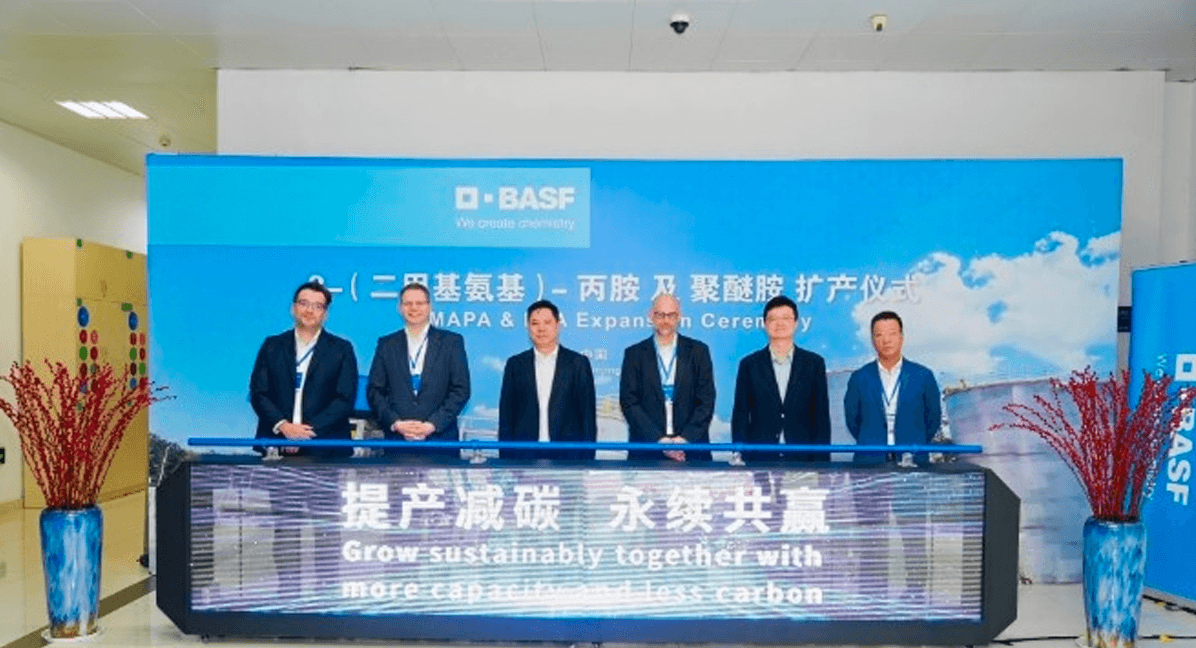 BASF Marks 10 Years of DMAPA and PEA Production with Ma...