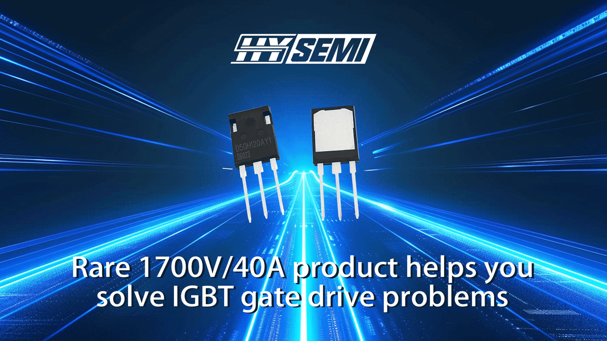 Rare 1700V/40A product helps you solve IGBT gate drive ...