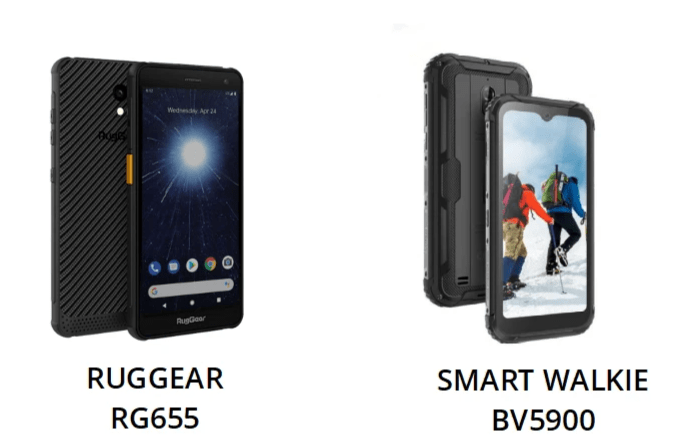 RG655 (Ruggear) VS BV5900 (Smart Walkie): 2020 PTT Rugg...