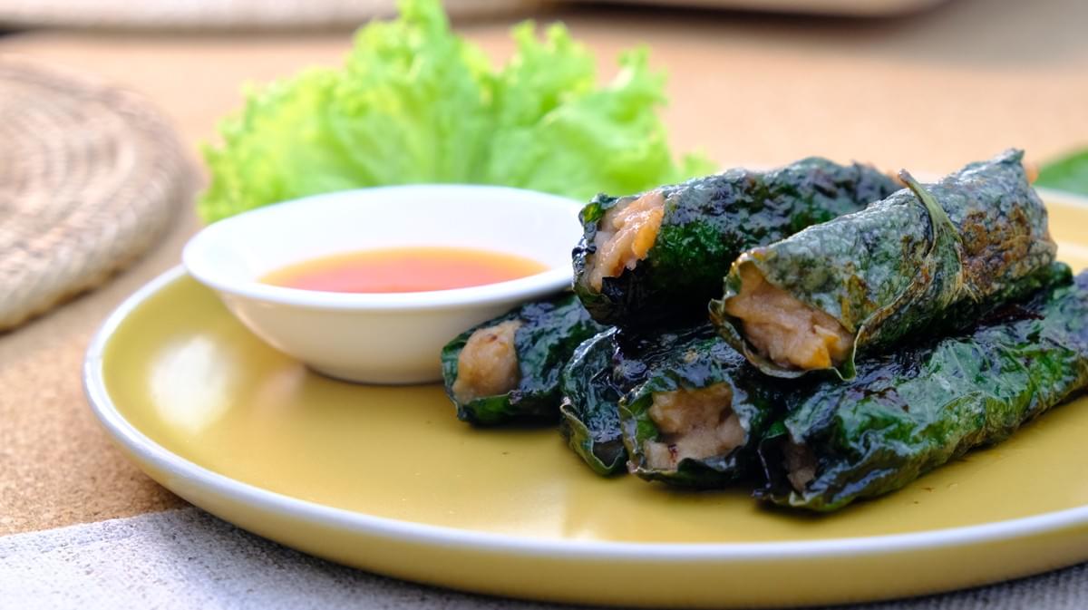 Let's Plant Grilled Meat in Leaf Wrap - EN