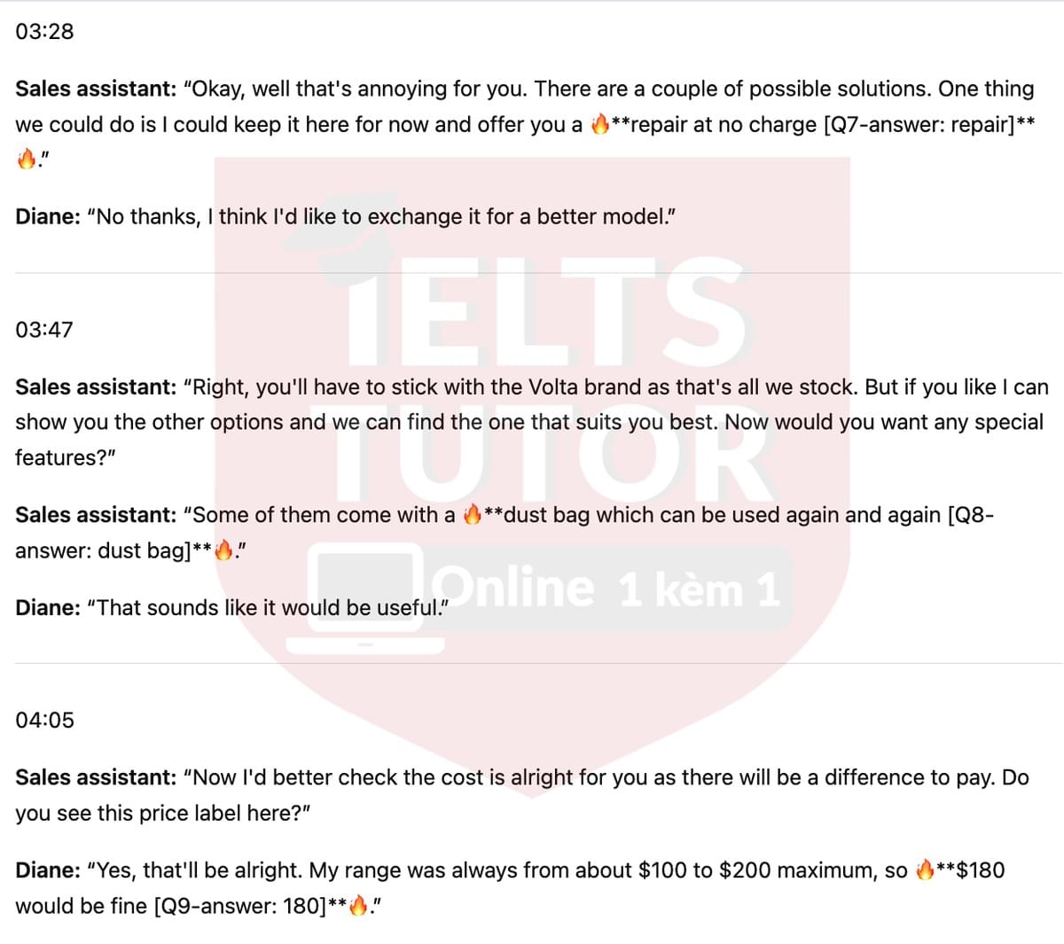 🔥Customer Complaint Form — Product Return: Đề thi IELTS...