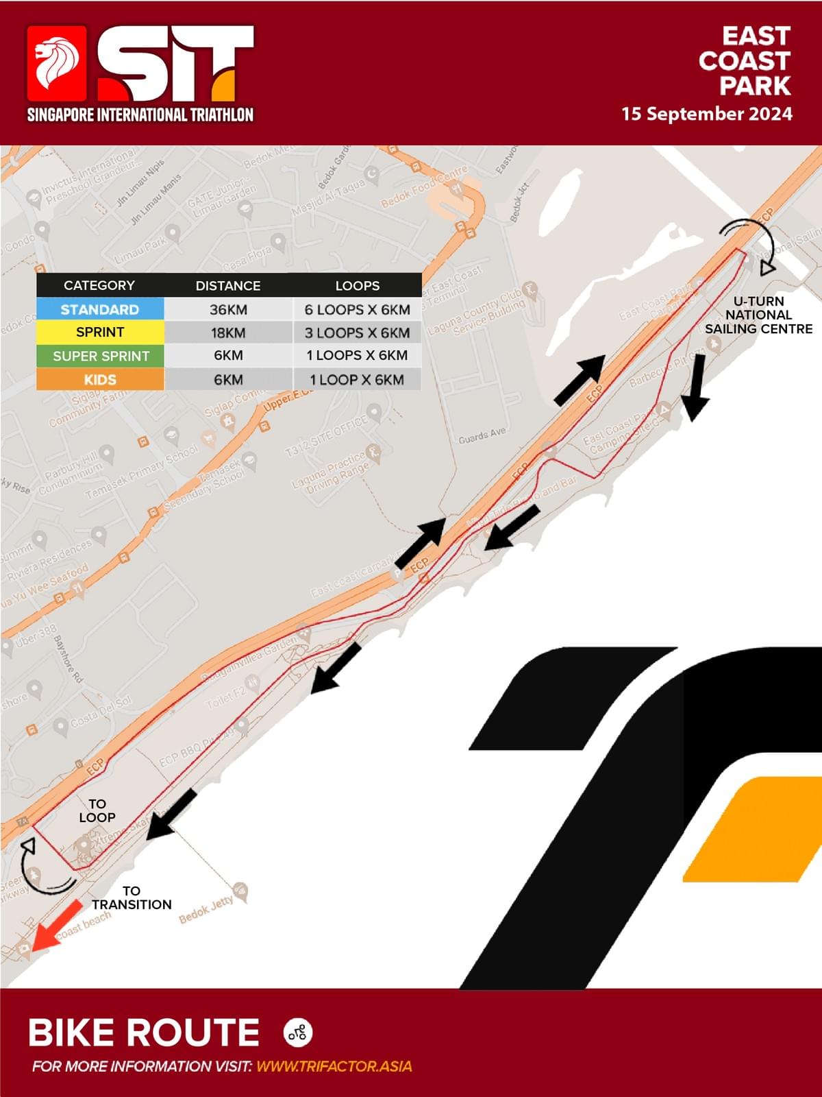 Race Courses & Age Groups - Singapore International Triathlon