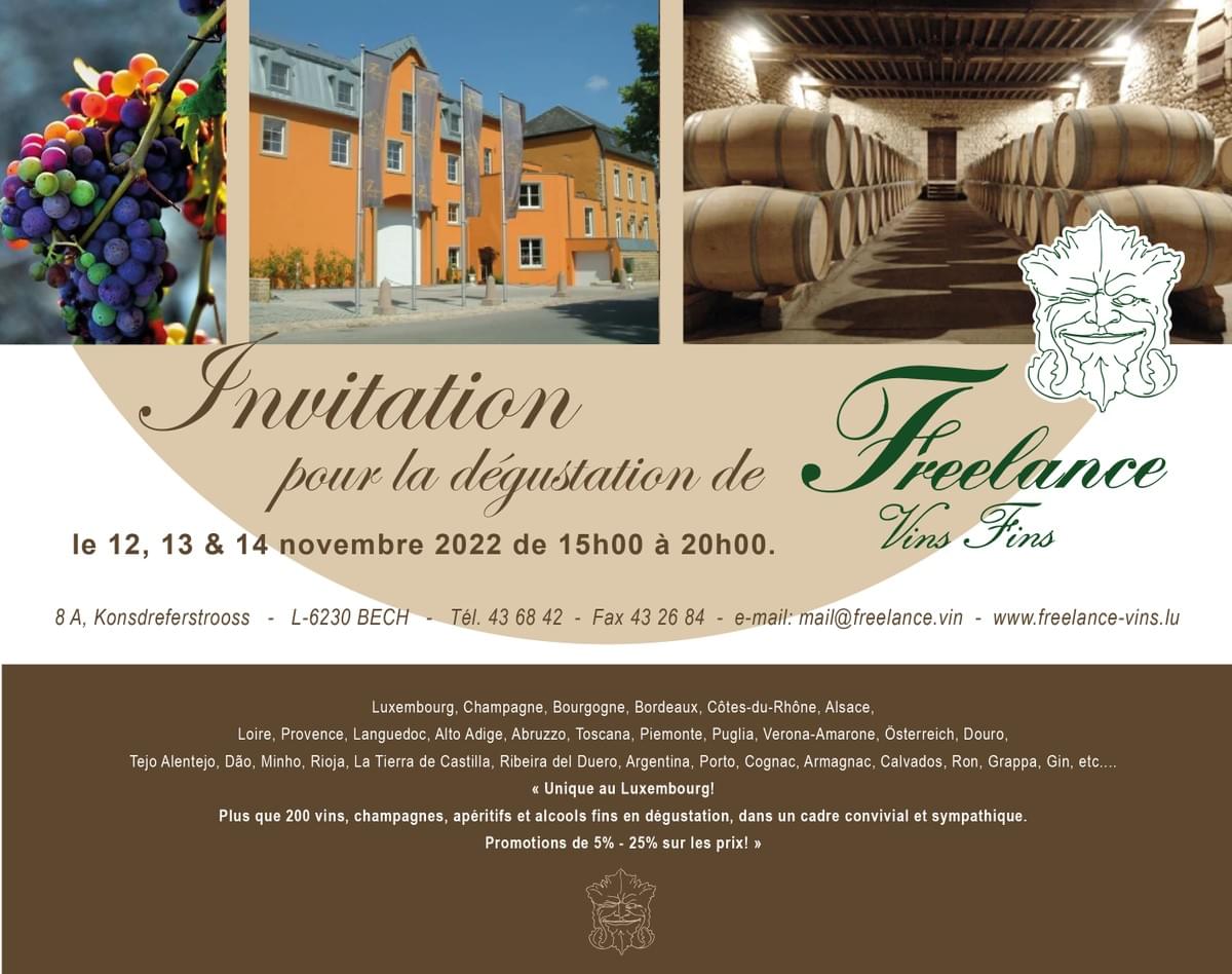 Freelance Vins fins Luxembourg