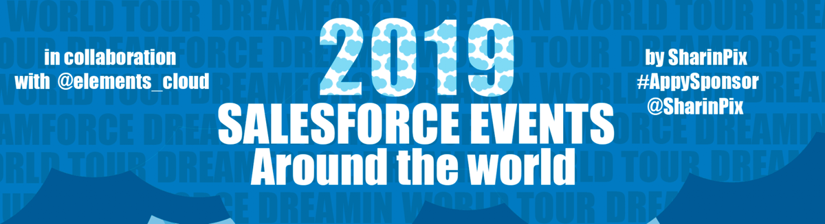 Salesforce Events of 2019 #Infographic