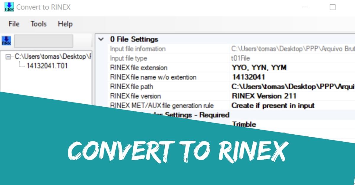 Como converter arquivos de GPS Trimble para RINEX - Top...